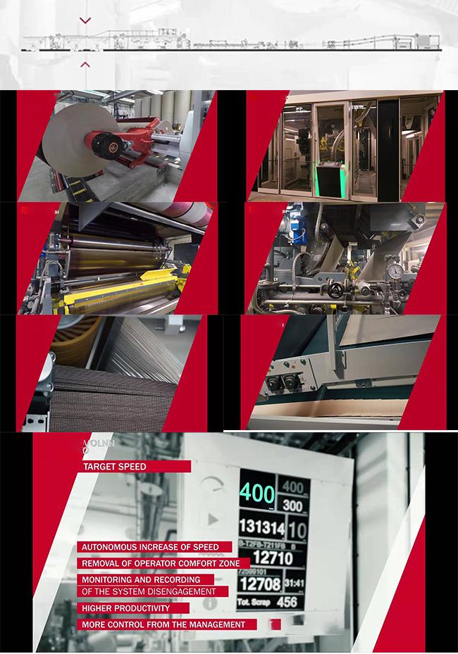 High Speed Corrugated Cardboard Production Line 5 Layer Paperboard ...