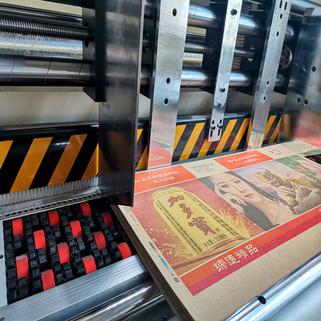 Rotary Die Cutter Stacker 12kw Automatic Corrugation Machine