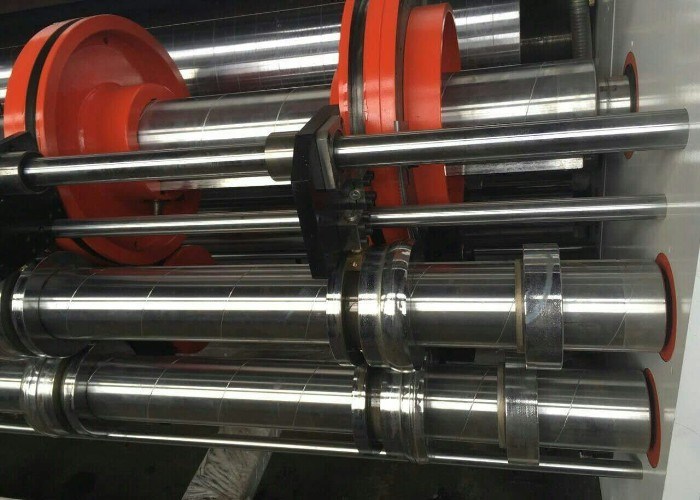 Manual Type Corrugated Machine Parts , Stainless Steel Mbo Folder Parts