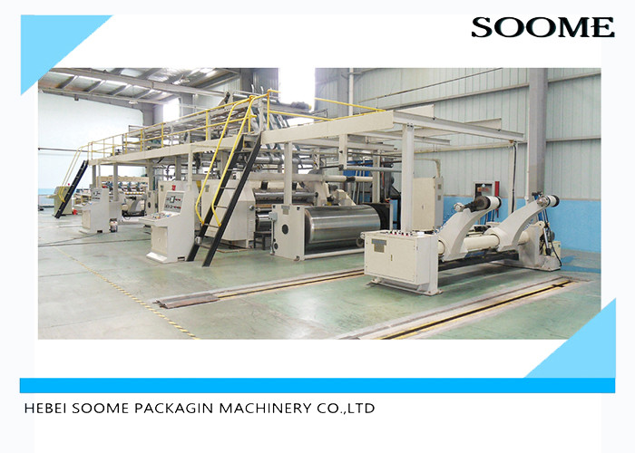 Pneumatic Control 3 Ply Corrugated Box Making Machine With Three ...