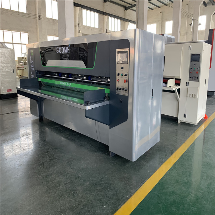 6kw Paper Board Cutting Slitter Scorer Corrugated With Servo Motor